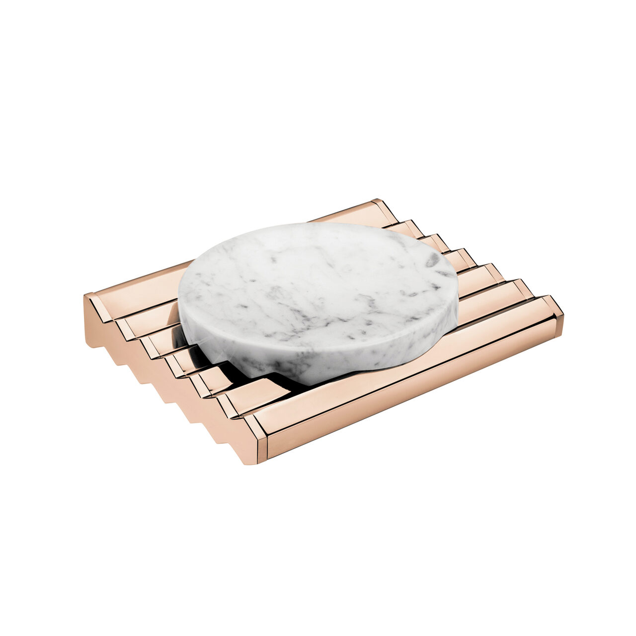 Pomd'or Mirage Savoniera perete marmura Carrara - aur roz lucios - Esenzio